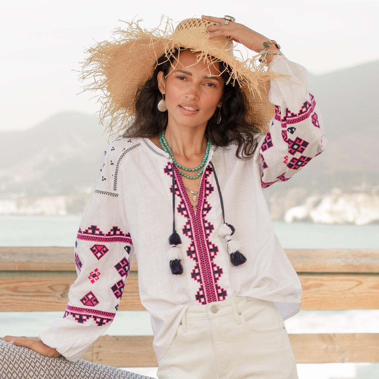 Delphi Embroidered Top – Sundance Living ~ Previously Sundance Catalog